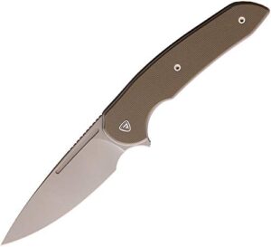 ferrum forge knife works stinger linerlock tan ff005t