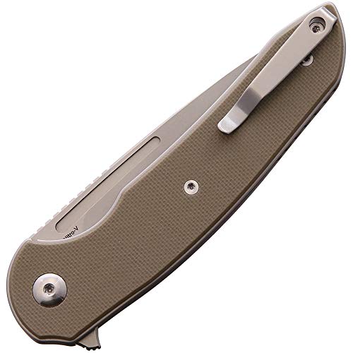 Ferrum Forge Knife Works Stinger Linerlock Tan FF005T