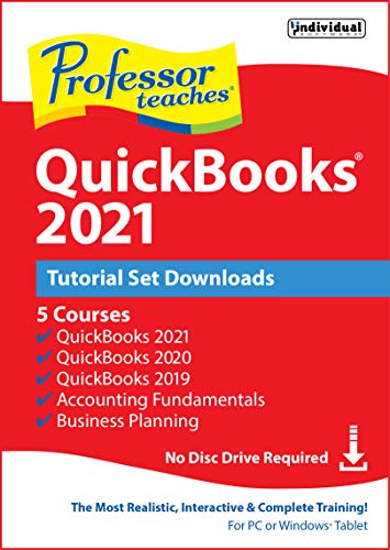 Professor Teaches QuickBooks 2021 Tutorial Set Download [PC Download]