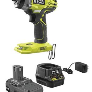 Ryobi P263K 18V Cordless 3/8 in. Impact Wrench Kit with 1.5 Ah Battery and Charger