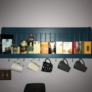 Mug Rack Coffee Bar, Container Storage and DIsplay