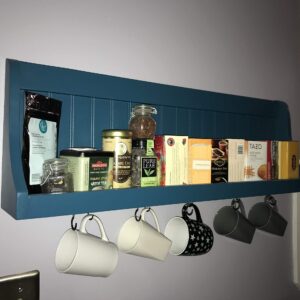 Mug Rack Coffee Bar, Container Storage and DIsplay