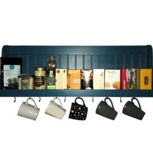 Mug Rack Coffee Bar, Container Storage and DIsplay