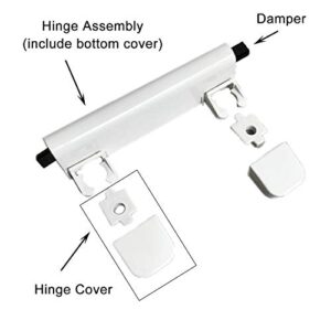 Toilet Seat Hinge Kit for Elongated Toilet Seat Suitable for Kohler 1150464-0