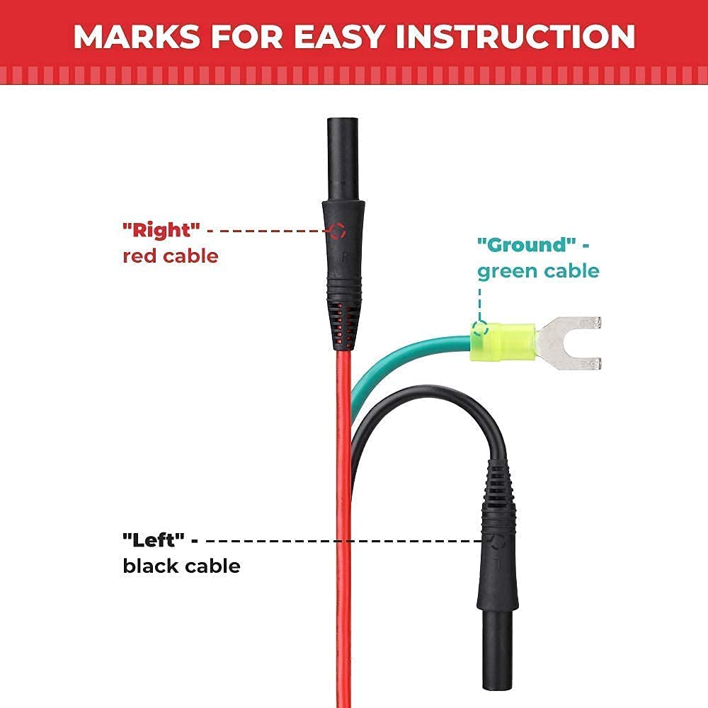 Buddle 2 Items: BougeRV Generator DC Cable for Honda and Generator Parallel Cable for Honda