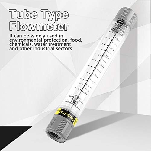 Tube Type Flow Meter for Gas Liquid Pipeline Flowmeter 0.5-5 GPM / 1.8-18 LPM Liquid Water Flow Meter