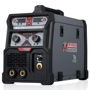 Amico MTS-205, 205-Amp MIG/MAG/Flux-Cored/TIG/Stick Arc Combo Welder, Compatible Spool Gun Welding Aluminum