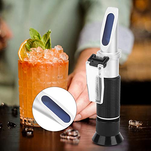 T angxi Sugar Refractometer Test Meter, Handheld Sugar Test Meter Refractometer 0-20% Brix Meter with Accurant Index for Automatic Temperature Compensation