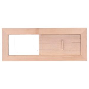 fdit sauna air vent wooden adjustable sauna room equipment ventilation panel blinds grille sauna air vent for steam room