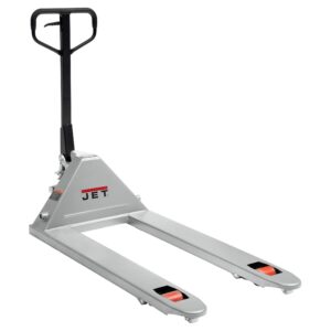 jet 27" x 48" pallet jack, 6600 lb. capacity (ptw-2748b)