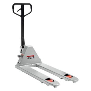 jet 20" x 42" pallet jack, 6600 lb. capacity (ptw-2042b)