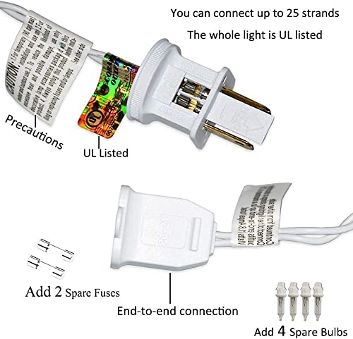 8.5Ft Palm Tree String Lights Outdoor, Waterproof Patio Palm Tree Lights String with 10 Mini Incandescent Lights, Summer Beach Theme String Lights for Indoor Bedroom Christmas Party Decor, White Wire