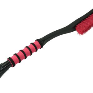 Snow Joe SJBLZD-LED 4-in-1 Telescoping Snow Broom + Ice Scraper (18-Inch) and Mallory 532 Cool-Force 26” Snowbrush with Ice Scraper