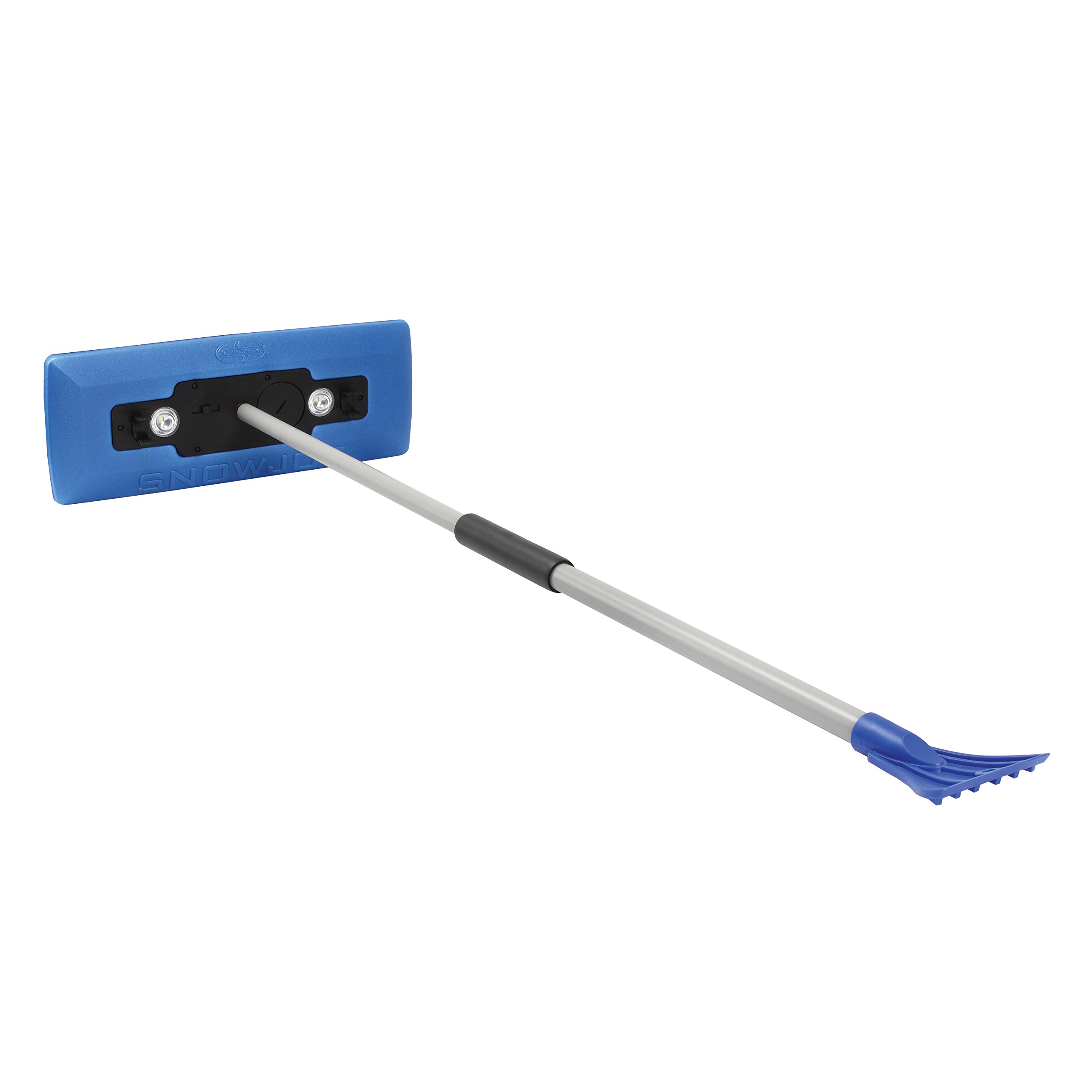 Snow Joe SJBLZD-LED 4-in-1 Telescoping Snow Broom + Ice Scraper (18-Inch) and Mallory 532 Cool-Force 26” Snowbrush with Ice Scraper