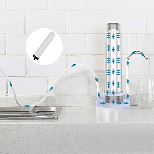 Baluue Ceramic Filter Candle Water Filter Replacement Cartridges Ceramic Water Filter Cleaning Tool