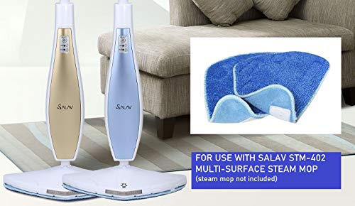 SALAV, Professional Series Mop Pad Refills for The Salav STM-402 Steam Mop, MP-102, Pack of 8