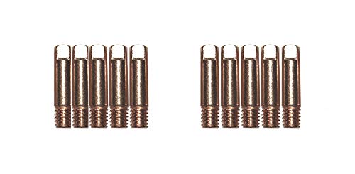 Chicago Electric Flux 125 Welder 63582 63583 Mig Gun Parts Nozzle Liner Tip 2150 (10-PK Tips .030)