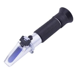 fvryca milk refractometer with atc milk testing equipment easy to test milk scale range 0-20%