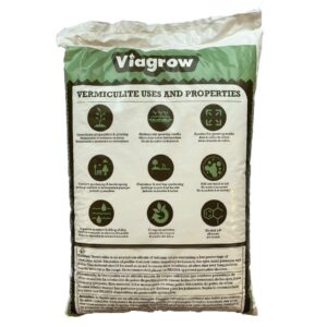 Viagrow Horticultural Vermiculite, 29.9 Quarts/ 1 cubic FT / 7.5 gallons / 28.25 liters