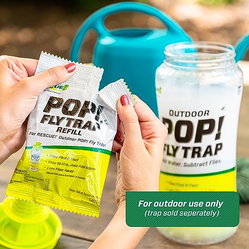 RESCUE! POP! Fly Trap Bait Refill – Outdoor Use – 2 Pack