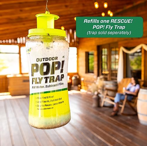 RESCUE! POP! Fly Trap Bait Refill – Outdoor Use – 2 Pack