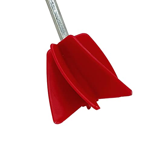 Edward Tools Paint Mixer Drill Attachment - Helix Mixer for 1 Gallon of Paint Epoxy, Resin, Silicone - Consistent Even Flow Stirrer Paddle - Works with all 3/8” and larger drills (1)