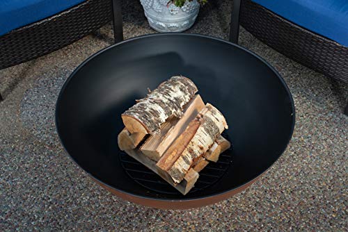 Bond Manufacturing 51578 Tazon 30" Wood Burning Steel Fire Pit, Copper