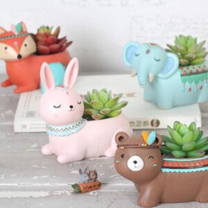 1PC desk topper mini flower planter flower pot table decoration small succulent cute Flower Pot Cute succulent containers succulent pot green decor Succulent Basin vase unique