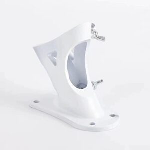 wlparty flag pole holder mounting bracket with hardwares 1" inner diameter (white)