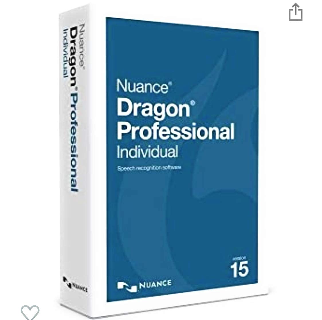 Dragon Professional Individual 15, Voice Recognition –PC Disc /DVD