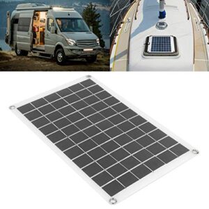 Solar Panel 100W C Output,Portable Solar Cell Panel 100W Monocrystalline 12/24V USB Output, Lightweight Portable Solar Panel for Car Trailers Yacht