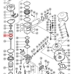 10 Pack Piston O-Rings for Hitachi Replaces Part Numbers 876-174 876174 and Fits Hitachi Nailer Models NV45AB2, N5008AC, NT65A2, NT50A