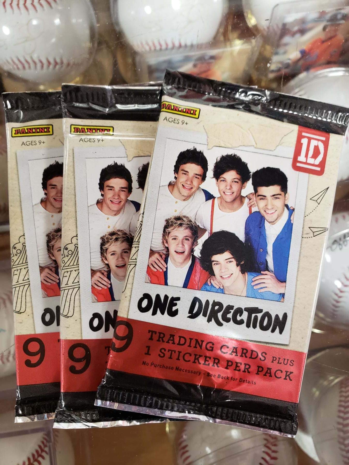 Lot of 3 Packs 2013 Panini One Direction Trading Cards & Stickers Sealed NOS