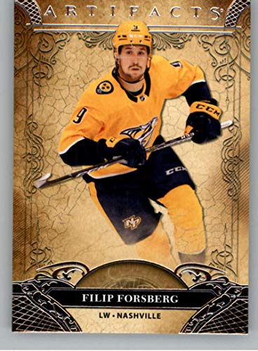 2020-21 Upper Deck Artifacts #22 Filip Forsberg Nashville Predators Official NHL Hockey Trading Card From The UD Company in Raw (NM Near Mint or Better) Condition