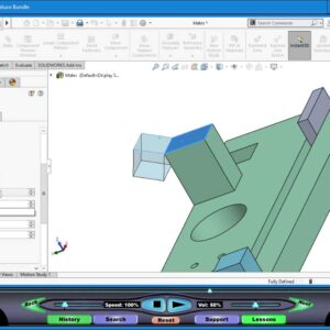 SOLIDWORKS 2021: Advanced Parts and Assemblies – Video Training Course