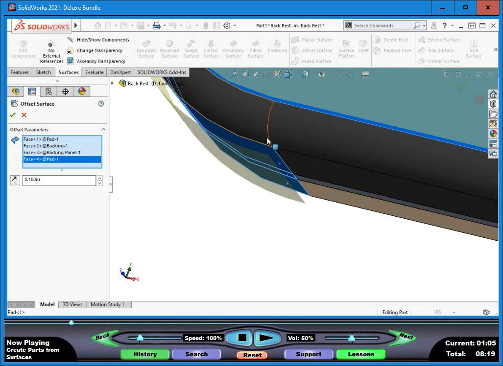 SOLIDWORKS 2021: Advanced Parts and Assemblies – Video Training Course