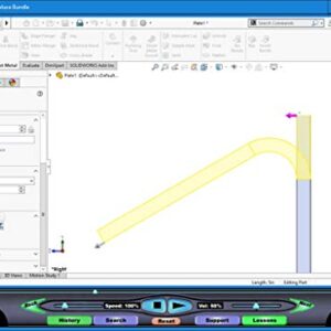 SOLIDWORKS 2021: Sheet Metal Design – Video Training Course