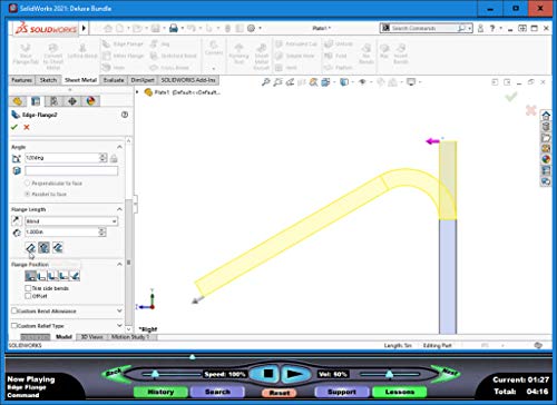 SOLIDWORKS 2021: Sheet Metal Design – Video Training Course