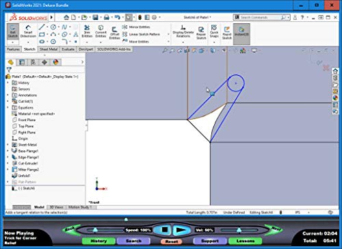 SOLIDWORKS 2021: Sheet Metal Design – Video Training Course