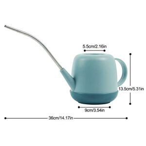 Pannow 35oz 1L Plastic Watering Can with Long Spout, Mini House Watering Can for Indoor Plants, Flowers Bonsai Desk Office Plastic Watering Can