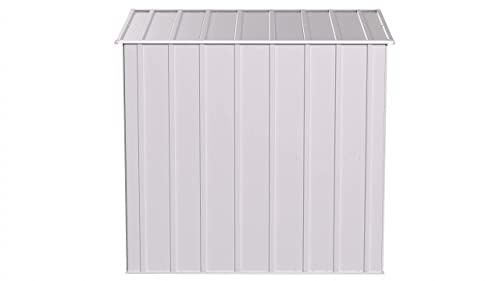 Arrow Classic Steel Storage Shed, 6x4, Flute Grey