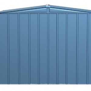 Arrow Classic Steel Storage Shed, 8x8, Blue Grey