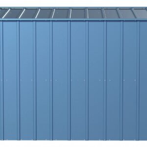 Arrow Classic Steel Storage Shed, 8x8, Blue Grey