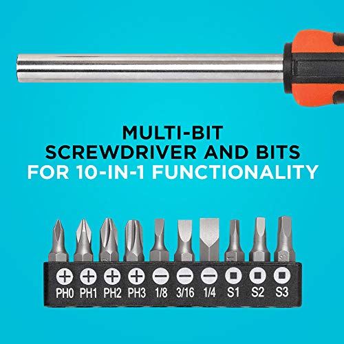 BLACK+DECKER Magnetic Screwdriver Set, 17-Piece (BDHT65003)