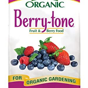 Espoma Organic Berry-Tone 4-3-4 Natural & Organic Fertilizer and Plant Food for All Berries. 4 lb. Bag. Use for Planting & Feeding to Promote Bountiful Harvest - Pack of 2