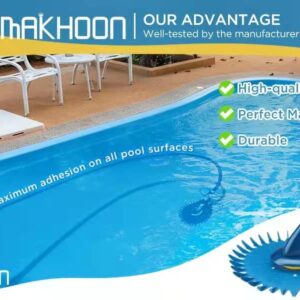 MAKHOON Pool Cleaner Finned Seal disc Skirt Replacement Part Compatible with Zodiac Baracuda G2, G3, G4 Pool Cleaner Seal (1)