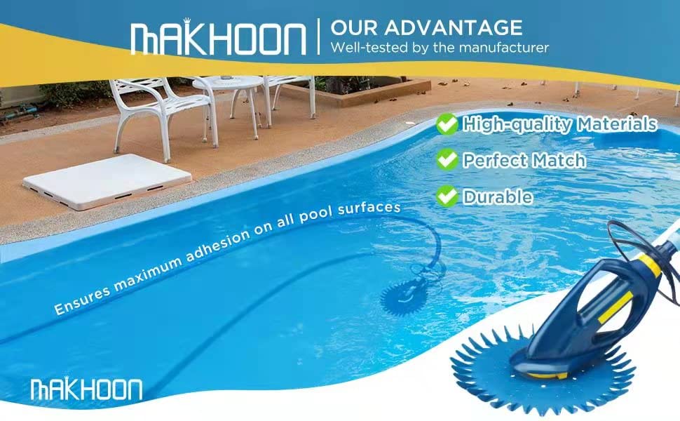 MAKHOON Pool Cleaner Finned Seal disc Skirt Replacement Part Compatible with Zodiac Baracuda G2, G3, G4 Pool Cleaner Seal (1)