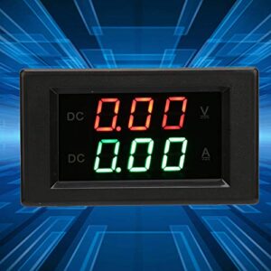 Heayzoki Volt Amp Meter, Digital Voltmeter Ammeter, Dual Display Integrated Voltage Ampere Meter DC 0~100V 20A, Voltage Amperage Tester