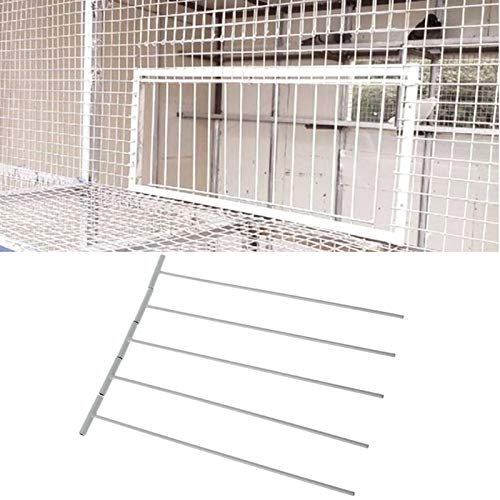 SRRPSPIGEON Pigeon Bird Entrance T-Trap 10pc One-Way Window Door Curtain Iron T Bars T-Trap for Pigeon Birds House Loft Door loft Door