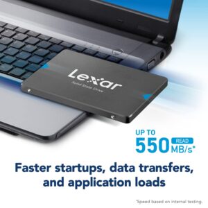 Lexar NQ100 240GB 2.5” SATA III Internal SSD, Solid State Drive, Up to 550MB/s Read (LNQ100X240G-RNNNU)